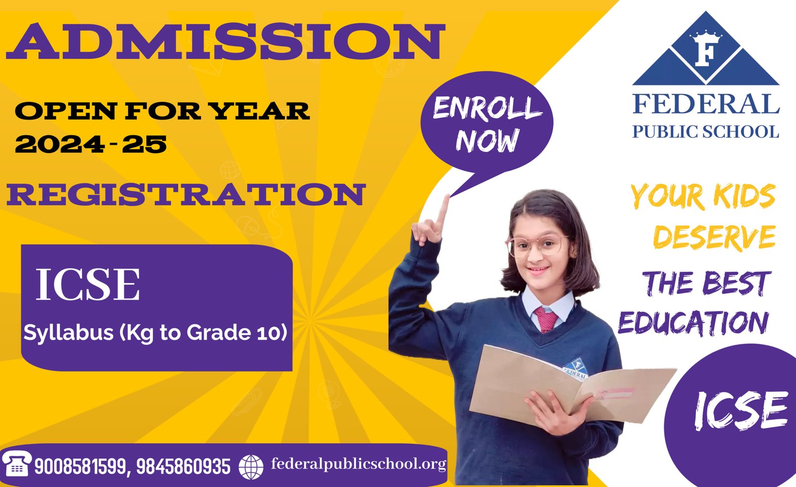 Best Schools in North Bangalore | Federal Public School of Excellence